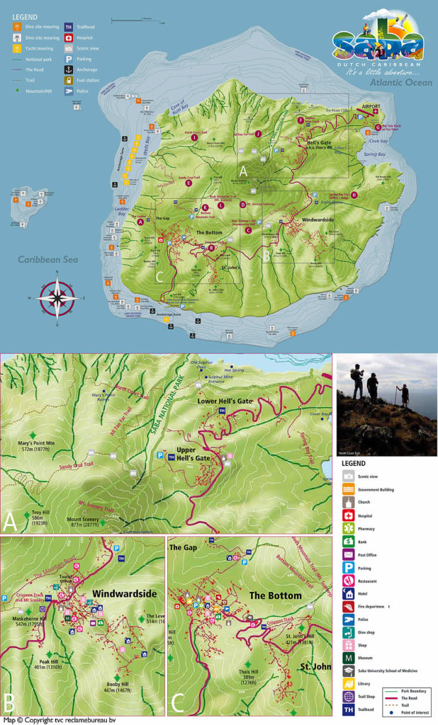saba_map | Saba Tourism
