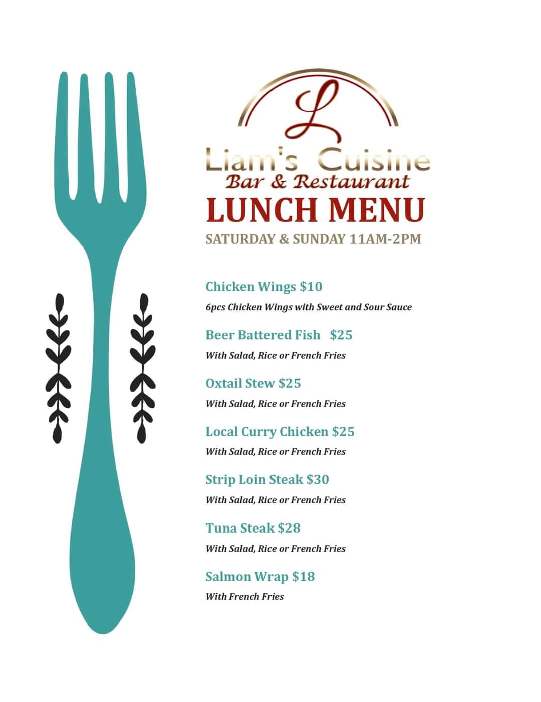 Liam's Cuisine Bar & Restaurant | Saba Tourism