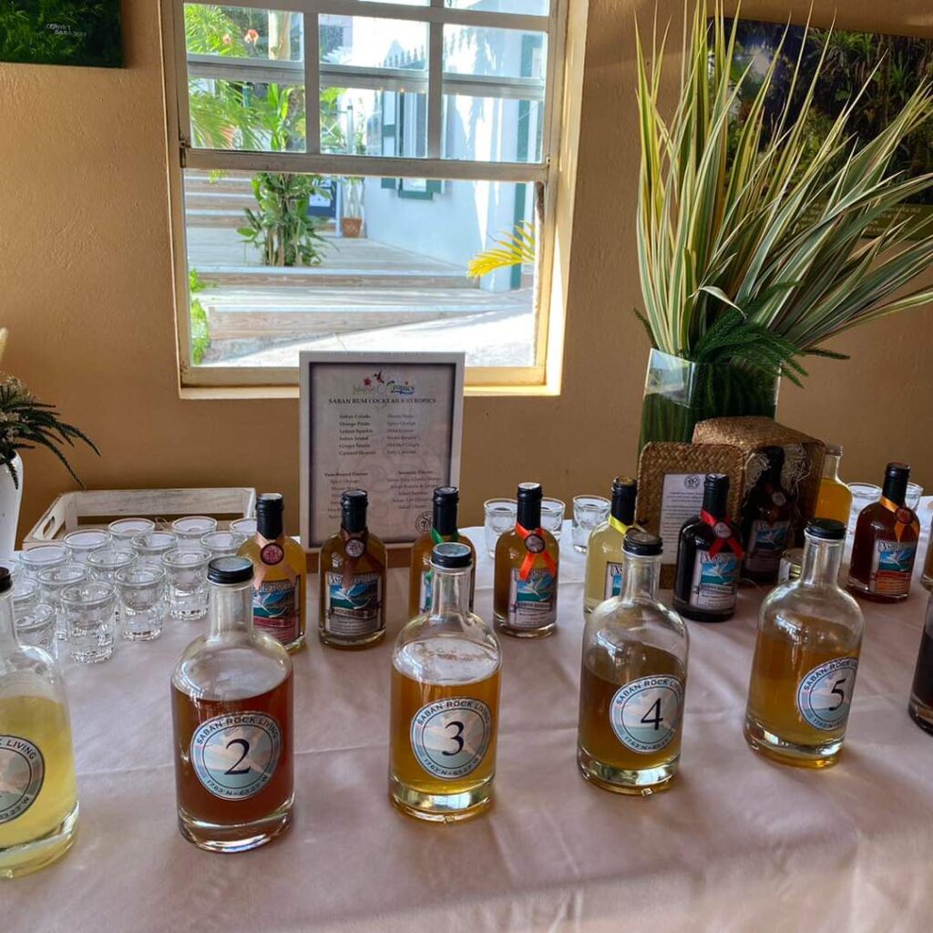 Unspoiled Queen Liqueurs Rum tasting | Saba Tourism